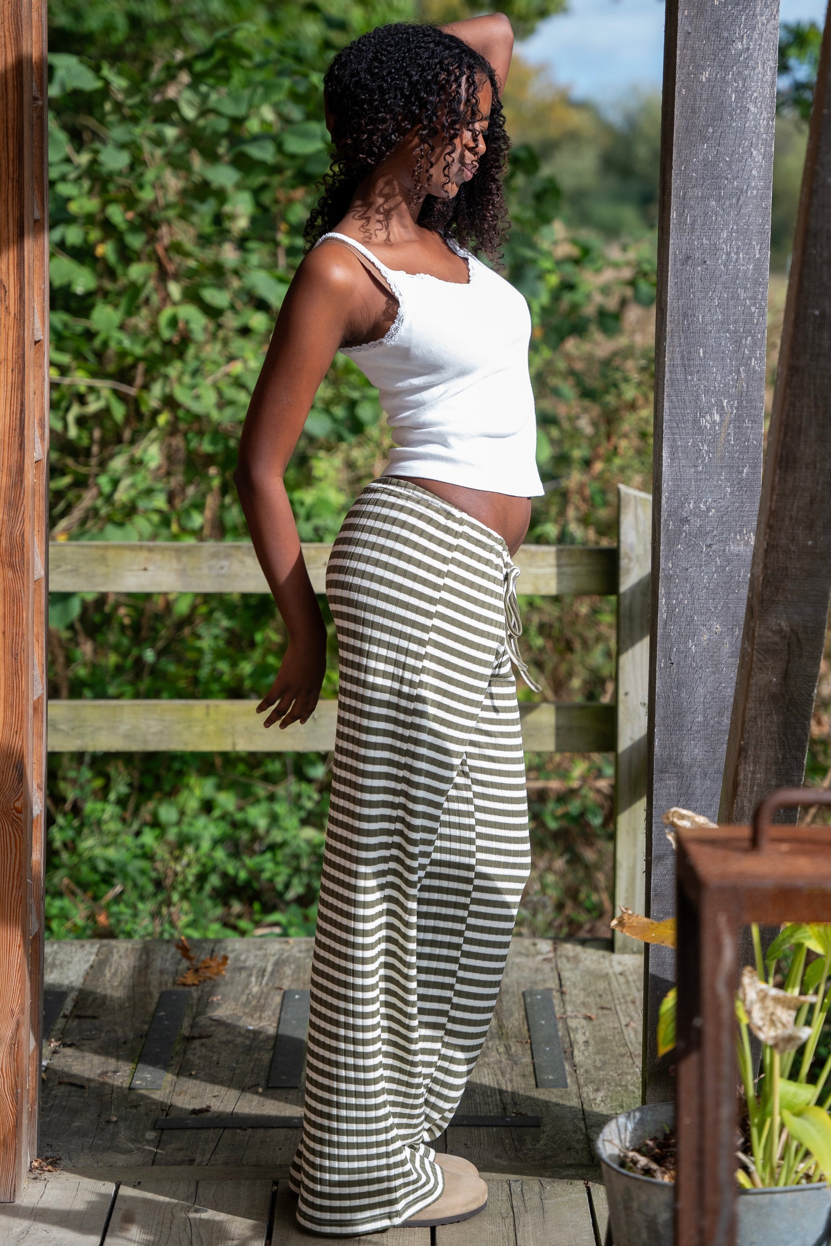 The Cabin Trousers - Olive – moo moda